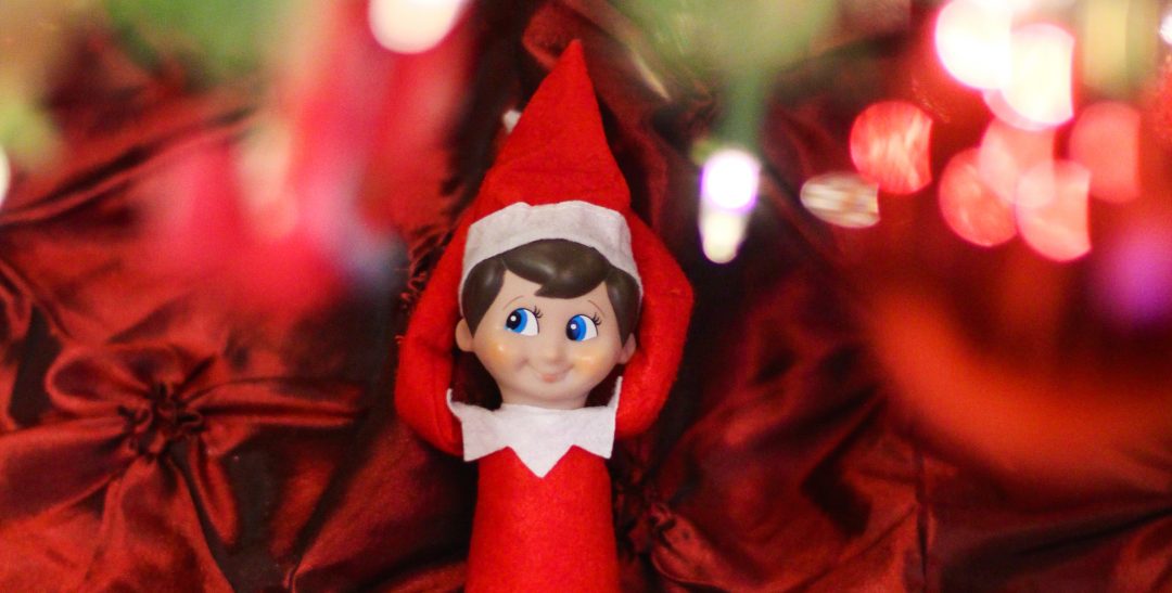 Elf on the Shelf: Hanging Under the Tree