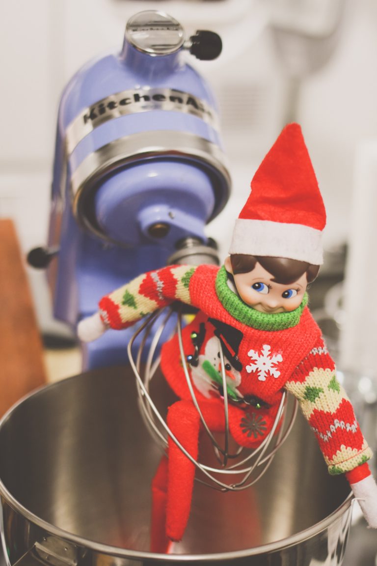 Elf on the Shelf: Stuck in the Whisk for Thanksgiving