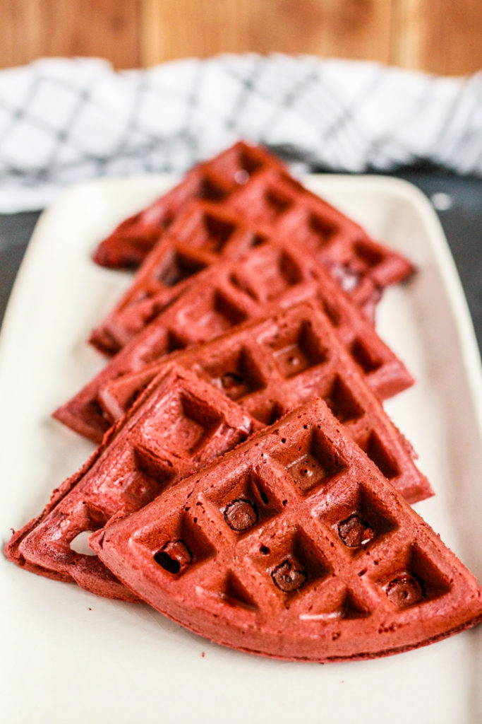Red Velvet Waffles | Lilies and Loafers