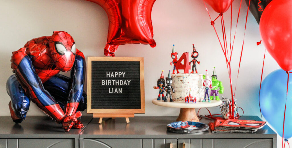 Liam's Fourth Birthday: Spider-Man | Lilies and Loafers