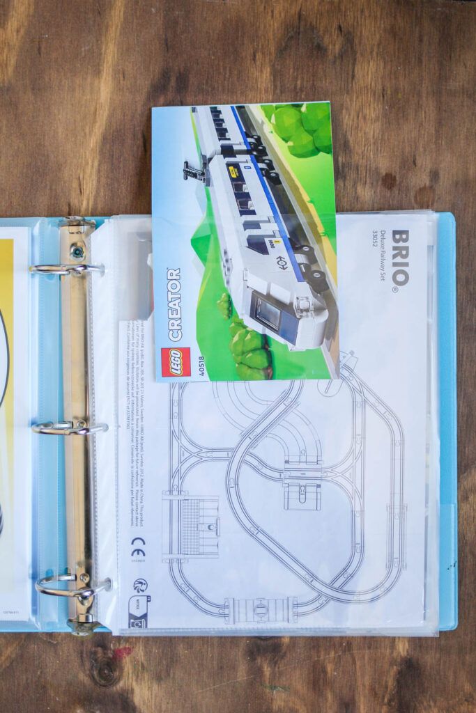 LEGO Binder | Lilies and Loafers