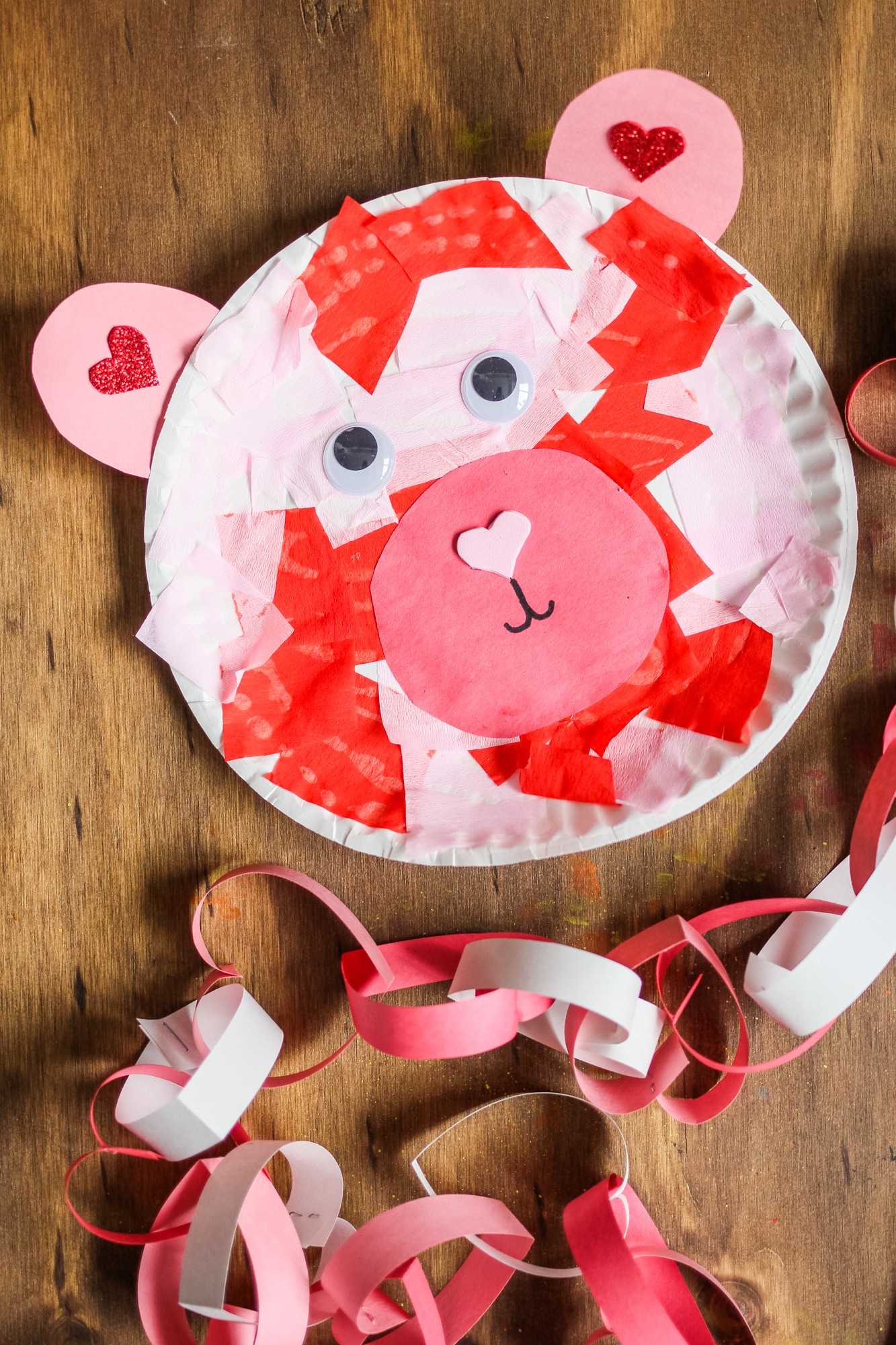 DIY Care Bear Valentines: A Paper Craft for Kids | Lilies and Loafers
