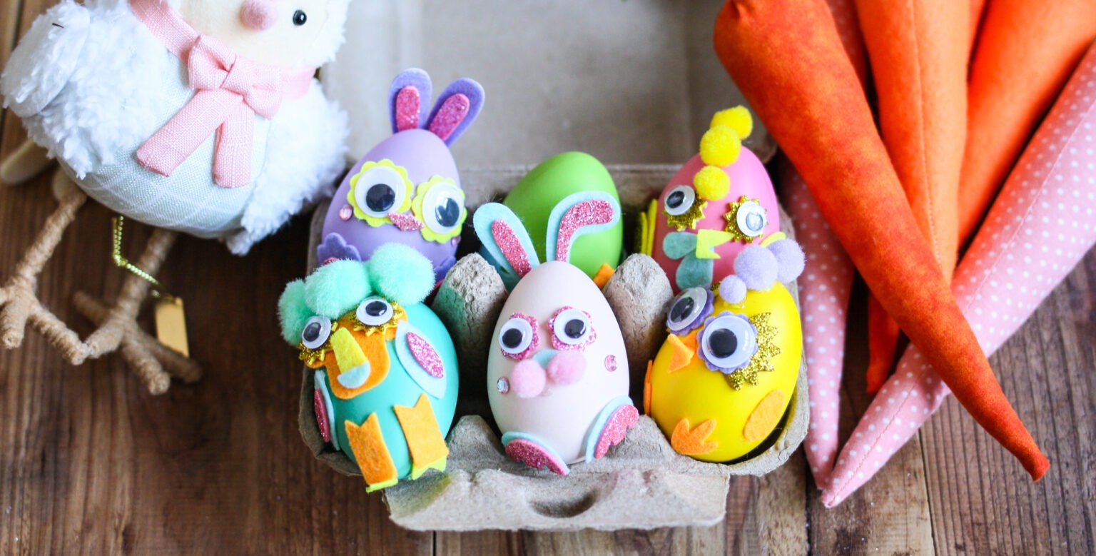 Mess-Free Easter Egg Craft for Kids | Lilies and Loafers