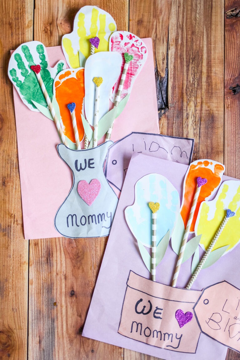 Mother's Day Handprint Flower Pot Craft: A Sweet DIY Gift | Lilies and ...