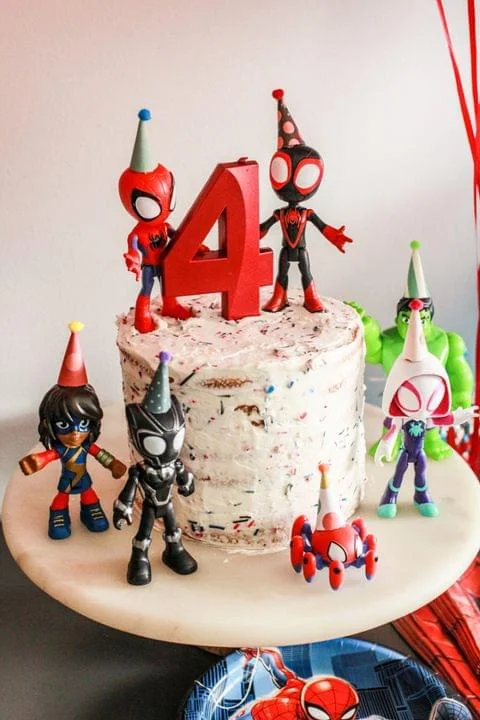 spiderman cake topper